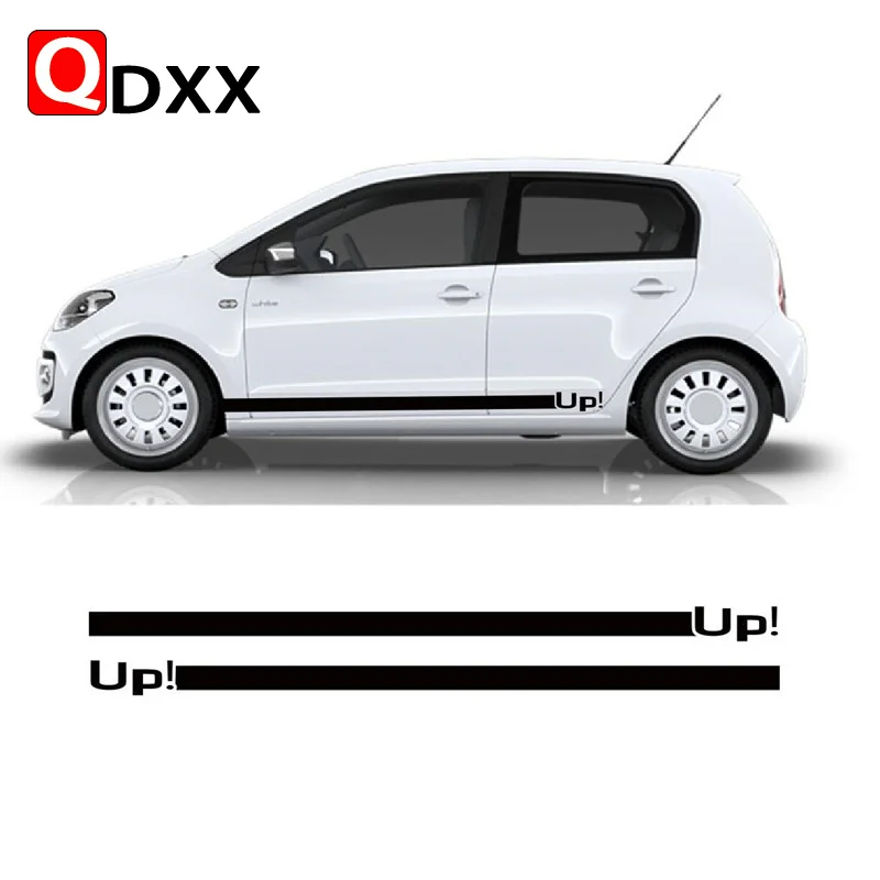 Car-Door-Side-Skirt-Stickers-For-Volkswagen-UP-E-UP-3-5-doors-Both-Side ...