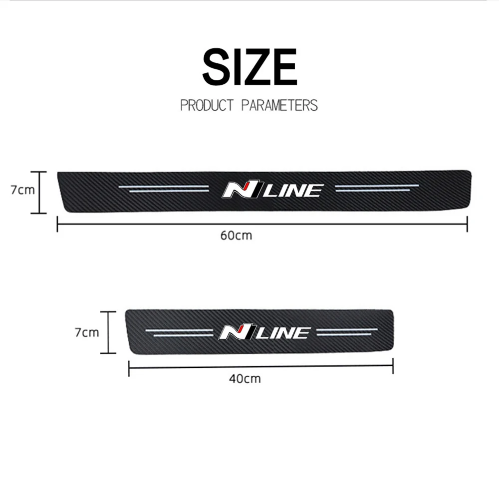 Car threshold Car sticker for Hyundai n nline tucson kona sonata ...