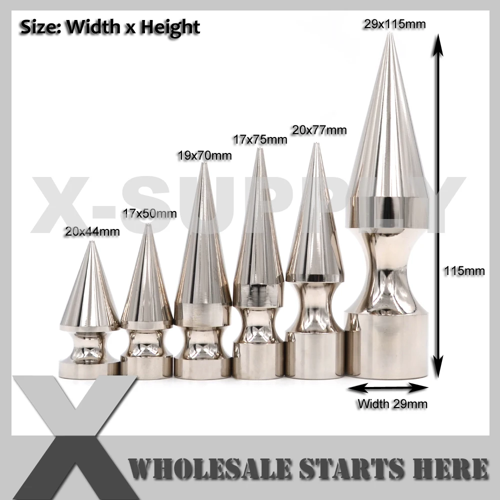 Huge Metal Screw Back Tree Spike Studs / Used For Leather Craft,choker ...