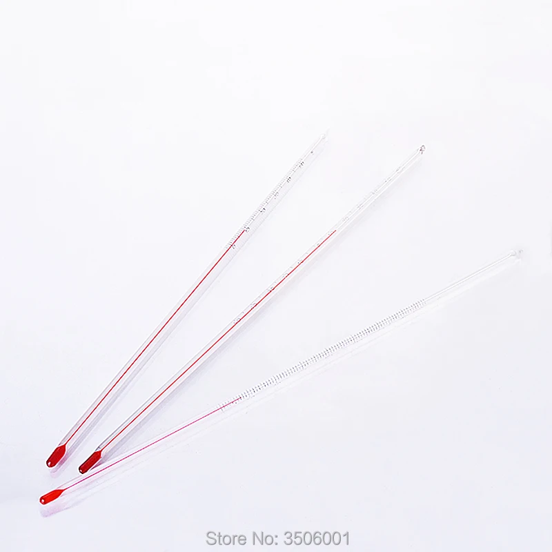 10pcs-Red-wire-glass-rod-thermometer-L-200mm-300mm-500mm-1000mm-Red ...