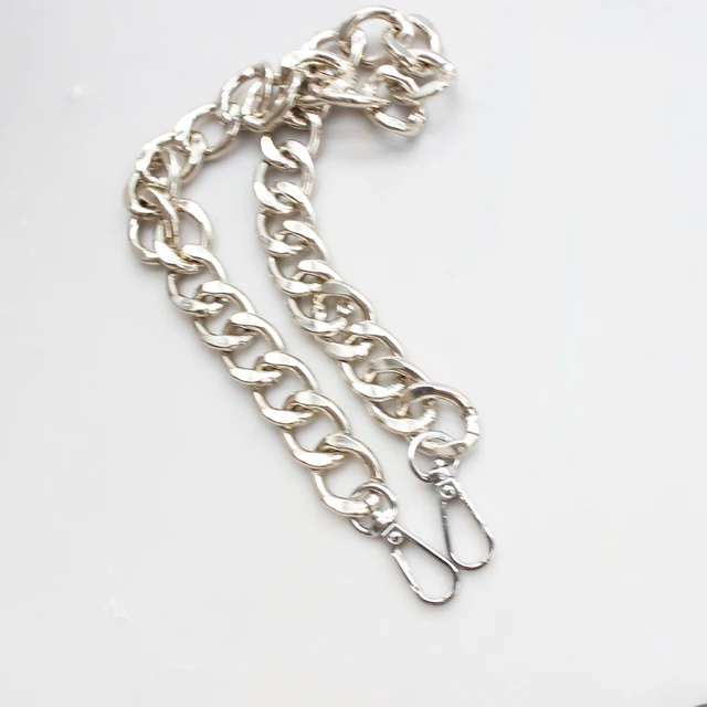 Silver Gold 30cm Metal Purse Chain Strap handbag Handles DIY Purse ...
