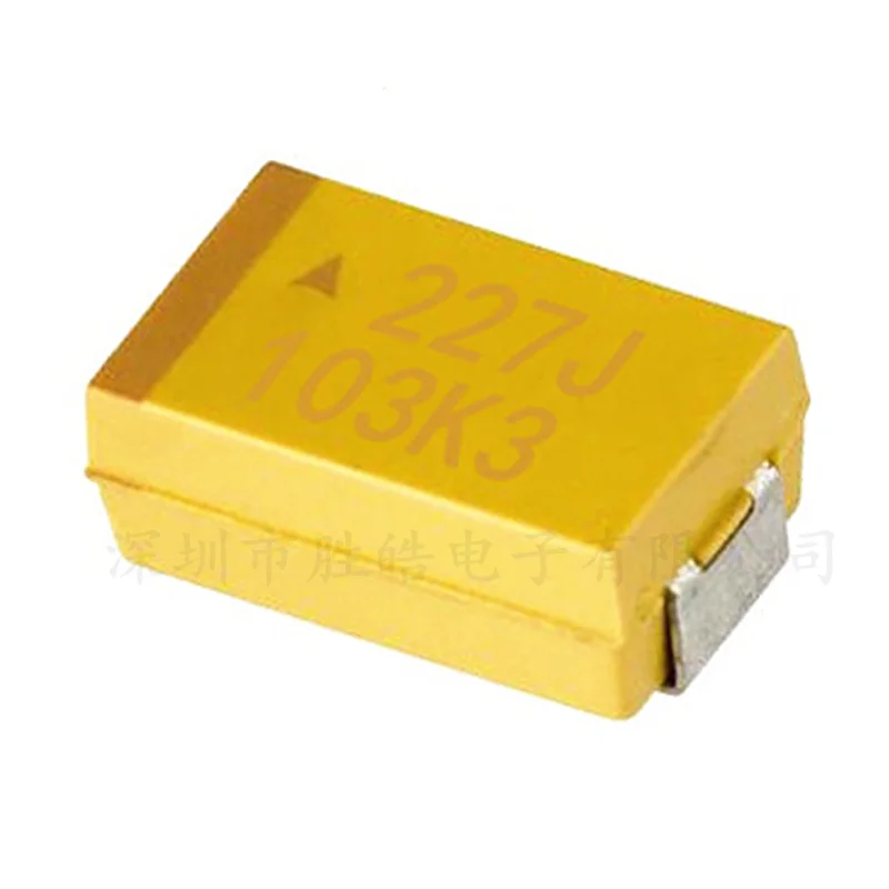 10pcs Smd Tantalum Capacitor 6032 Type C 227 220uf 6.3v 227j High ...