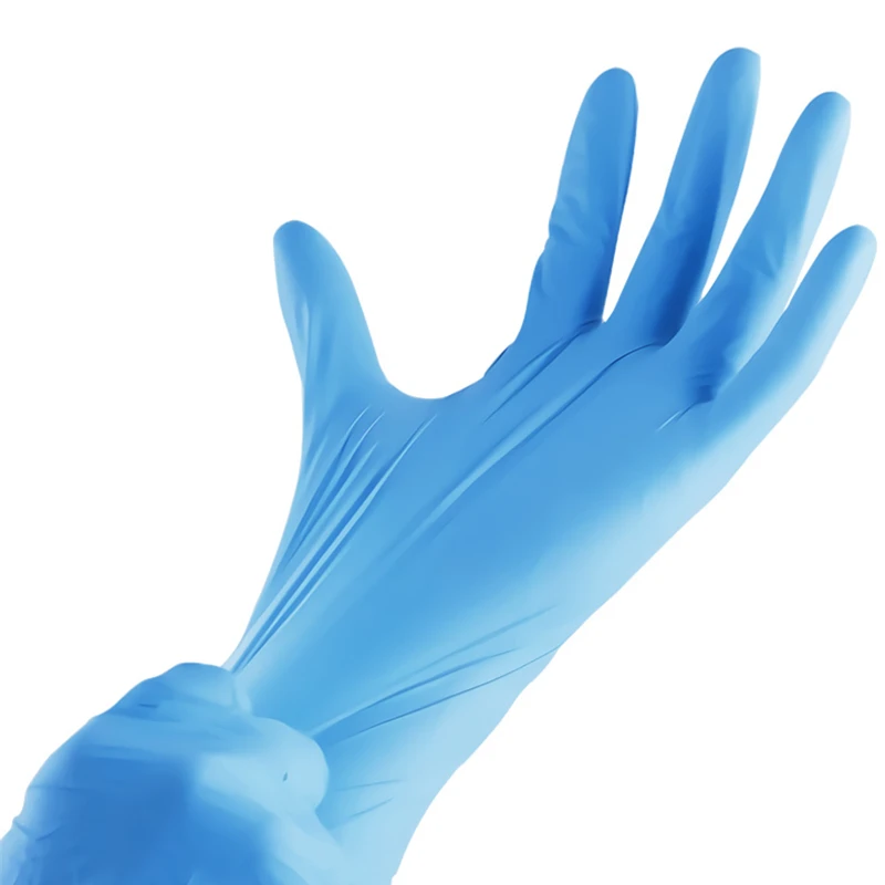 GANT DE MENAGE,Blue 100pcs-XS--Gants de nettoyage jetables en Nitrile ...