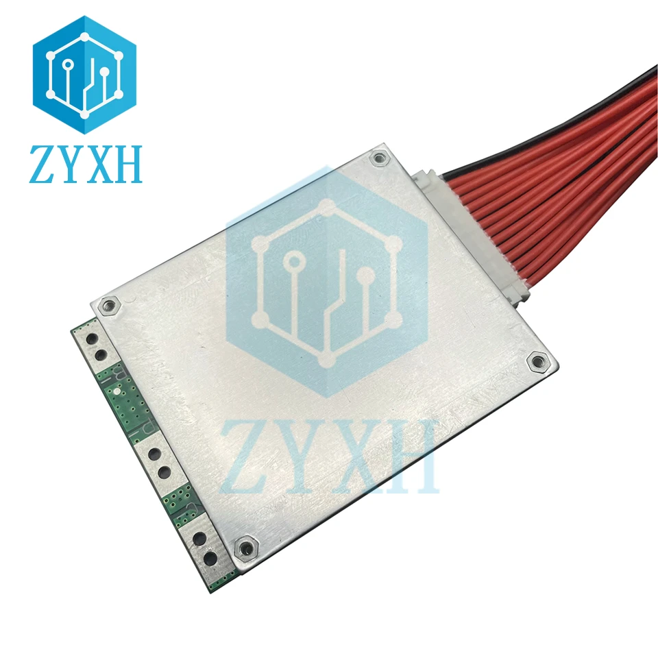 BMS 13S 35A 48V Li-ion Lithium 18650 Battery Pack Charge Board Split Port Balancer PCB Short ...