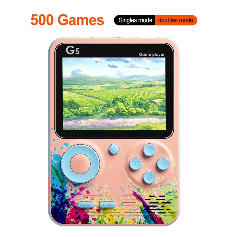 G5-Handheld-Game-Console-500-In-1-Nostalgic-Retro-Game-Console-Support ...