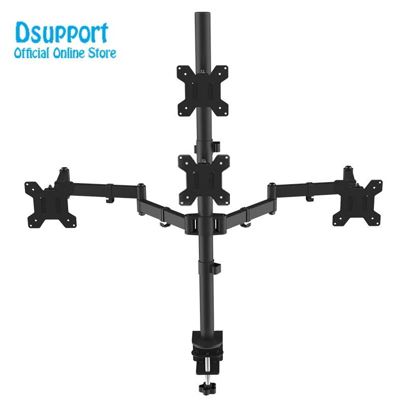 Quad Arm Lcd Led Heavy Duty Monitor Stand Desk Mount Bracket 3 + 1 Free ...