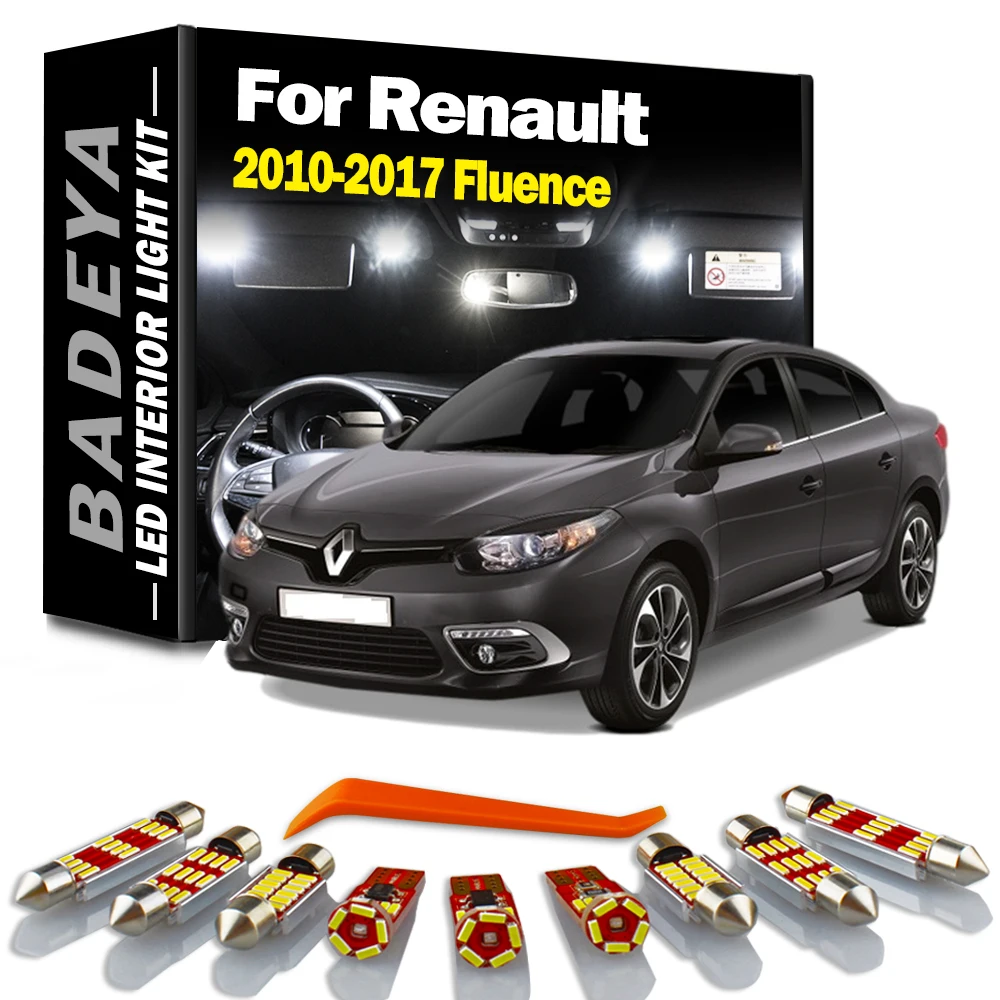 BADEYA-Kit-de-luz-LED-para-Interior-de-coche-Bombilla-para-Renault ...