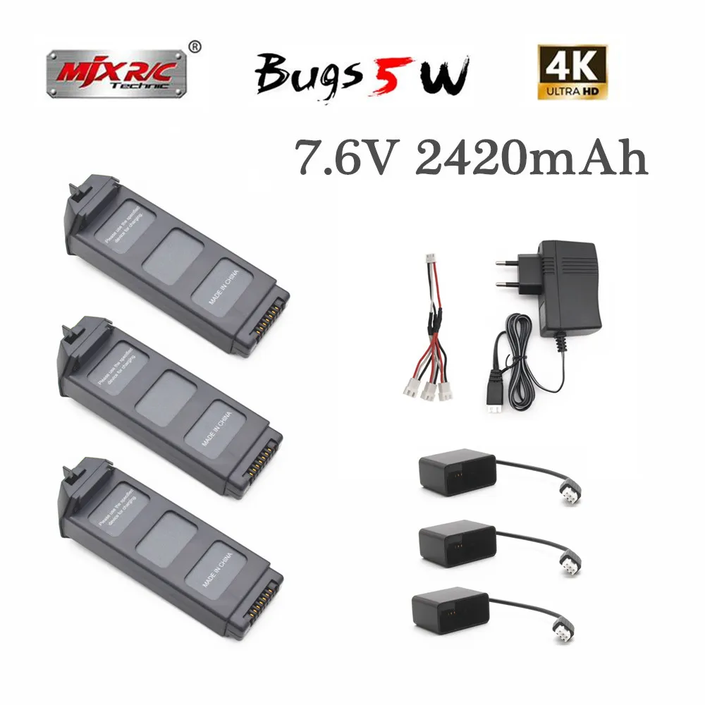Atualize a bateria de 7.6v lipo para bugs 5w b5w 4k rc quadcopter 7.6v ...