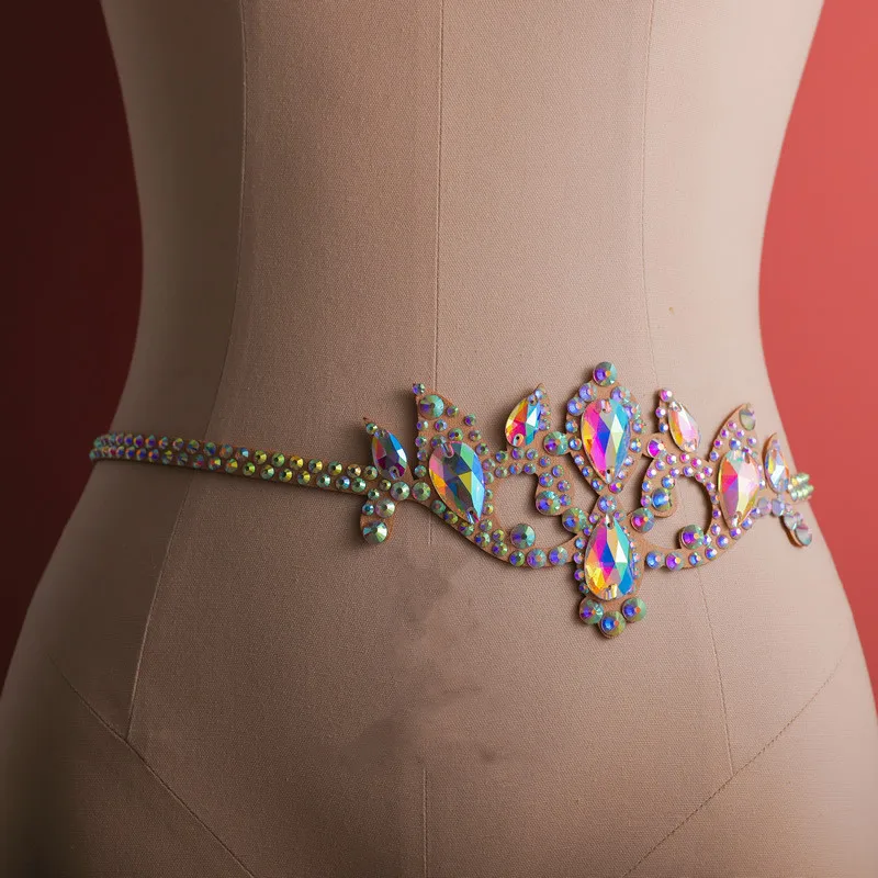 Shine-Waist-Chain-Rhinestone-Belly-Chains-Belt-Bellydance-Costume ...