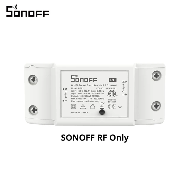 Sonoff RF WiFi Smart Switch Interruptor 433Mhz RF Receiver Intelligent ...