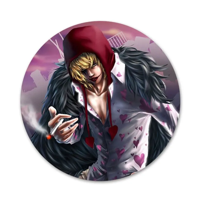 Anime Corazon Badge: Stylish One Piece Brooch Pin | One piece ...