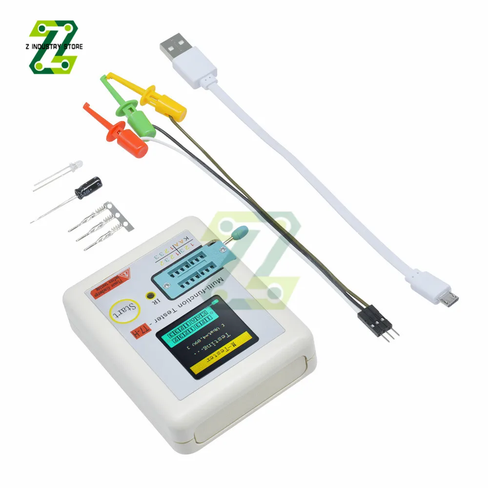 고정밀 트랜지스터 테스터 TCR T7 LCR TC1 LCD 디지털 미터, 다이오드 트라이오드 커패시턴스, MOS, PNP ...