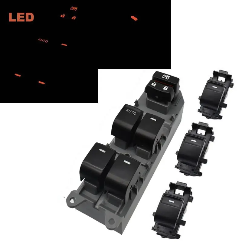 Lighted LED Power Single Window Switch set For Toyota RAV4 RAV 4 Camry ...