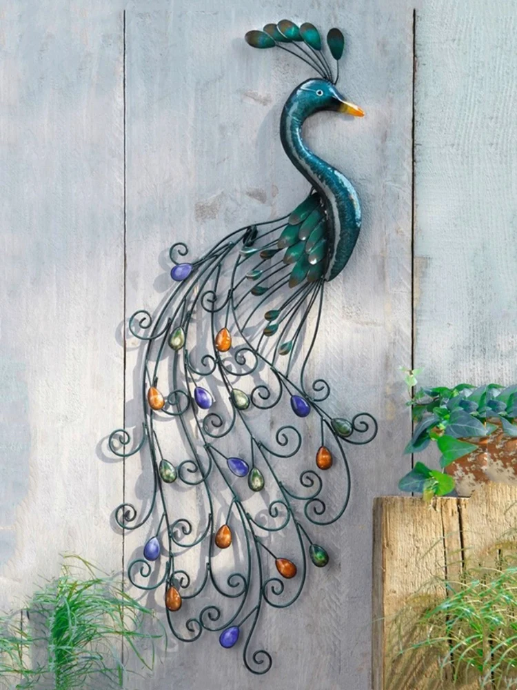 Peacock Wall Decor Metal