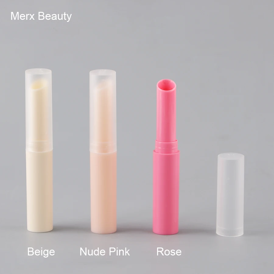 50PCS 4ML Empty Cylindrical Plastic Lipstick/Lipbalm Tube Case Rose ...