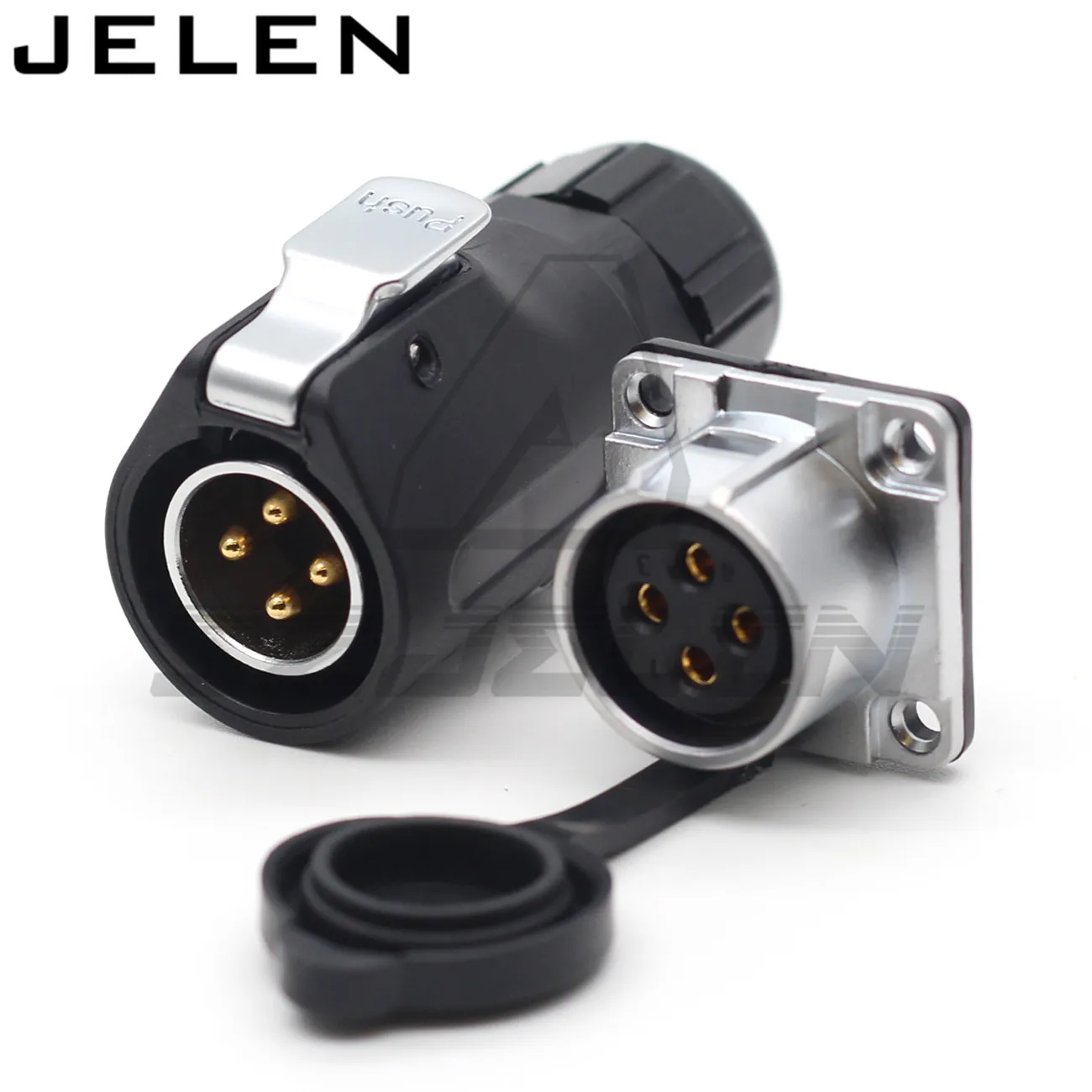 XHE20, IP67 2/3/4/5/6/7/8/9/10/12 pin Waterproof connector, M20 Panel ...