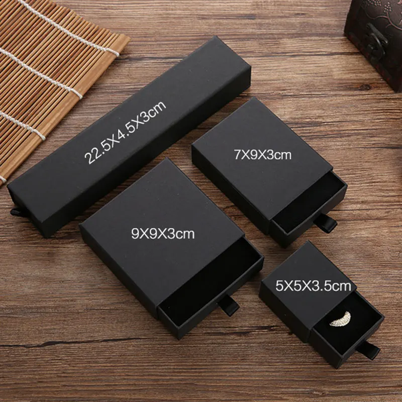 Jewelry-Box-Black-and-White-Drawer-Box-for-Ring-Earrings-Necklace ...