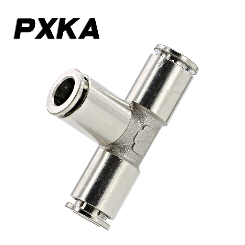 Conector traqueal t tee de 8mm de metal, Accesorios Neumáticos de ...