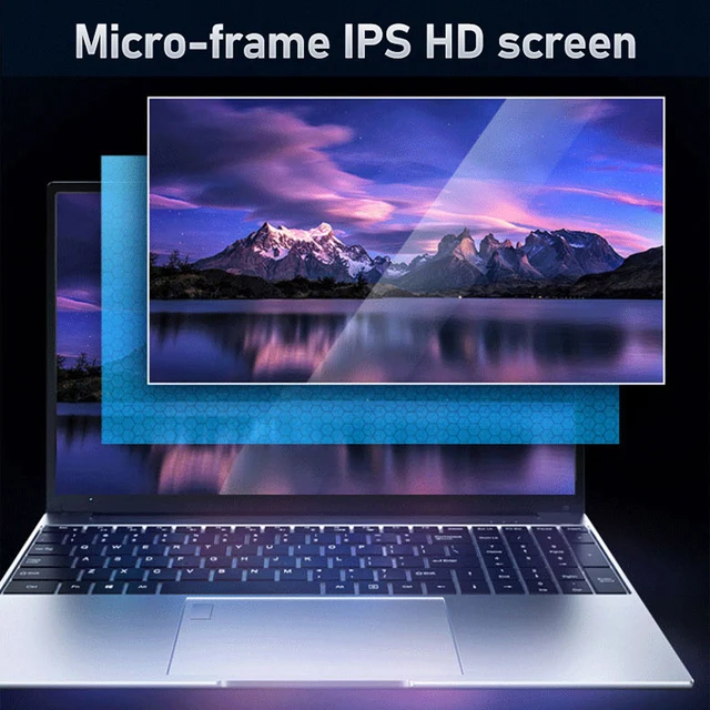 BYONE 15.6 Inch Gaming Laptop Fingerprint Unloc Intel Core i3-4005U FHD ...