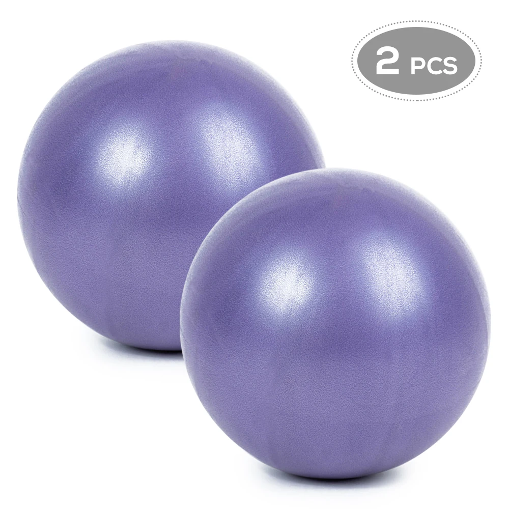 25cm-2-Pcs-Sports-Yoga-Balls-Fitness-Ball-Gym-BalanceAnti-burst-Thick ...