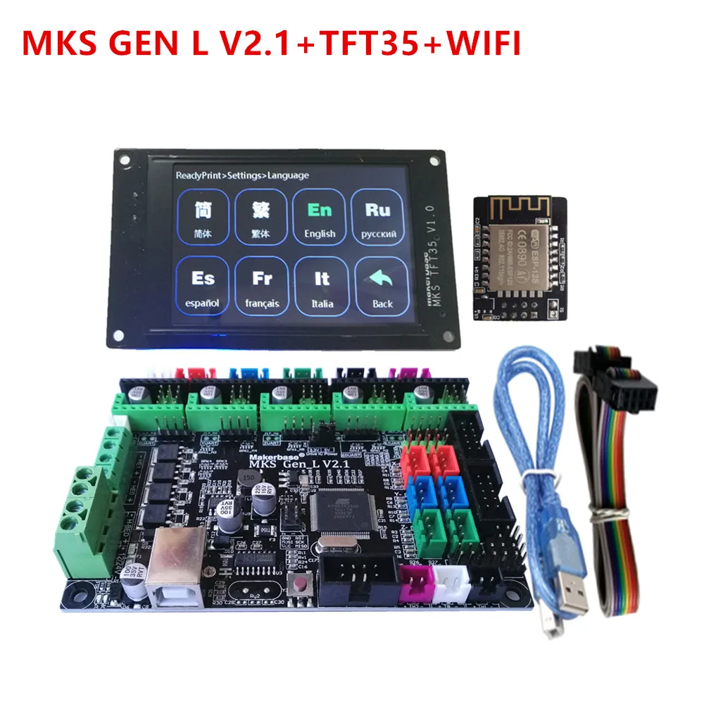 MKS GEN L 2.1 메인 보드 MKS WIFI 모듈 MKS TFT35 lcd TFT 35 디스플레이 컨트롤러 suite ...