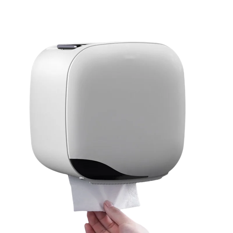 Suporte de papel higiênico à prova dwaterproof água montagem na parede bandeja de papel ...