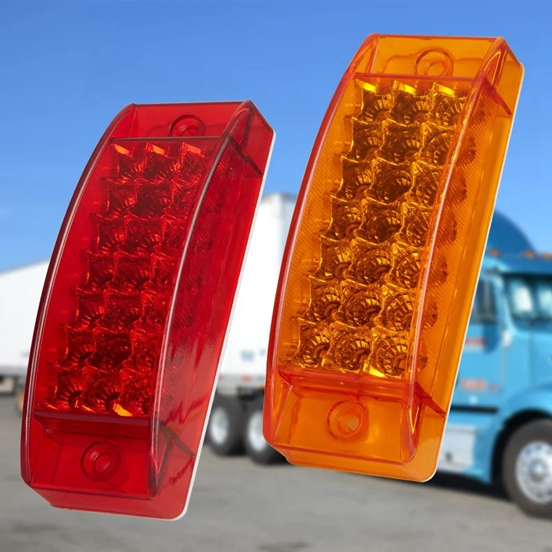 Universal 12-24V 21LED Side Lights Signals Light LED Flowing Water ...