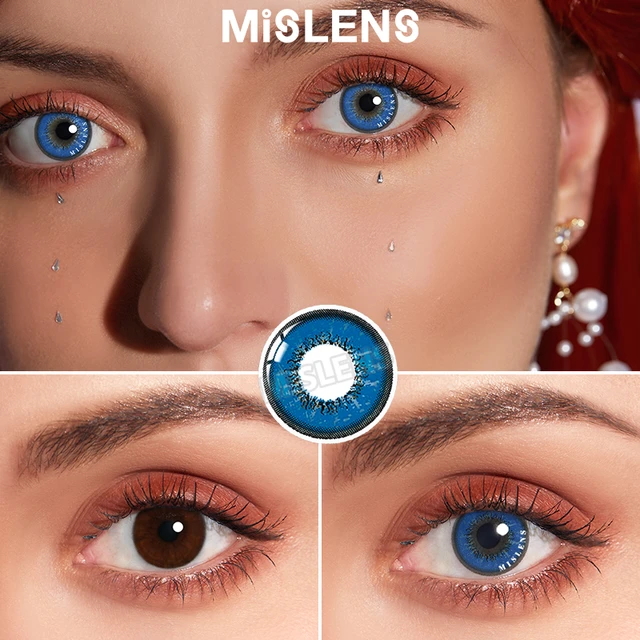 Light Blue Contacts On Dark Brown Eyes