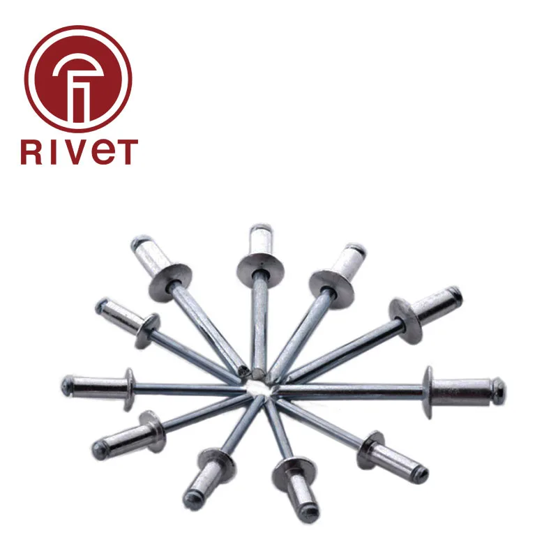DIN EN ISO 15977 M4อลูมิเนียมหัวเหล็กBodyตาบอดRivetรอบหัวเปิดDome Rivet ...