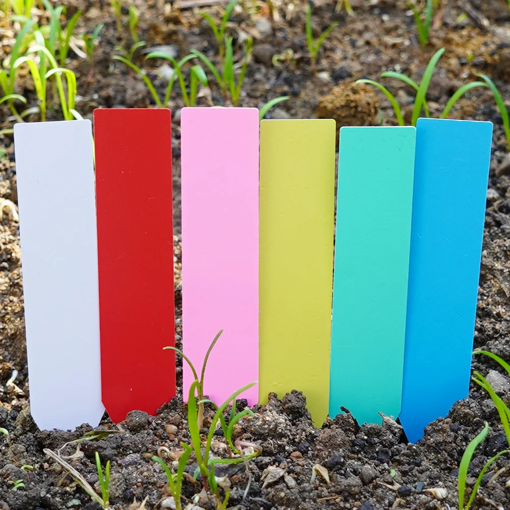 100PCS 10x2cm Decoration Mark Tool Tags Markers Nursery Flower Pots ...