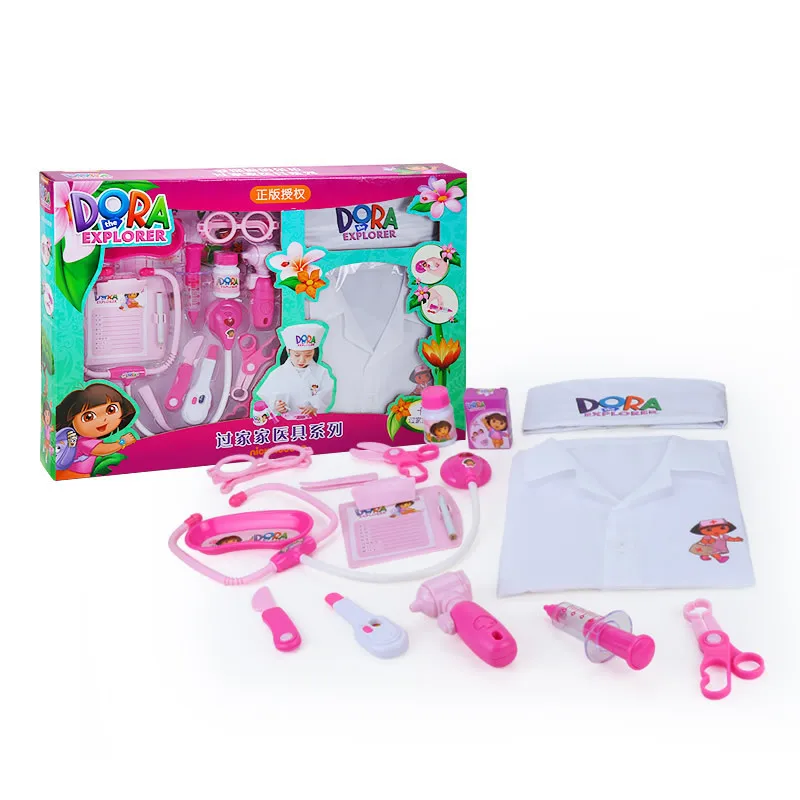 Dora Children Doctor Toy Set Medicine Box 3-6 a Year of Age Little Girl ...