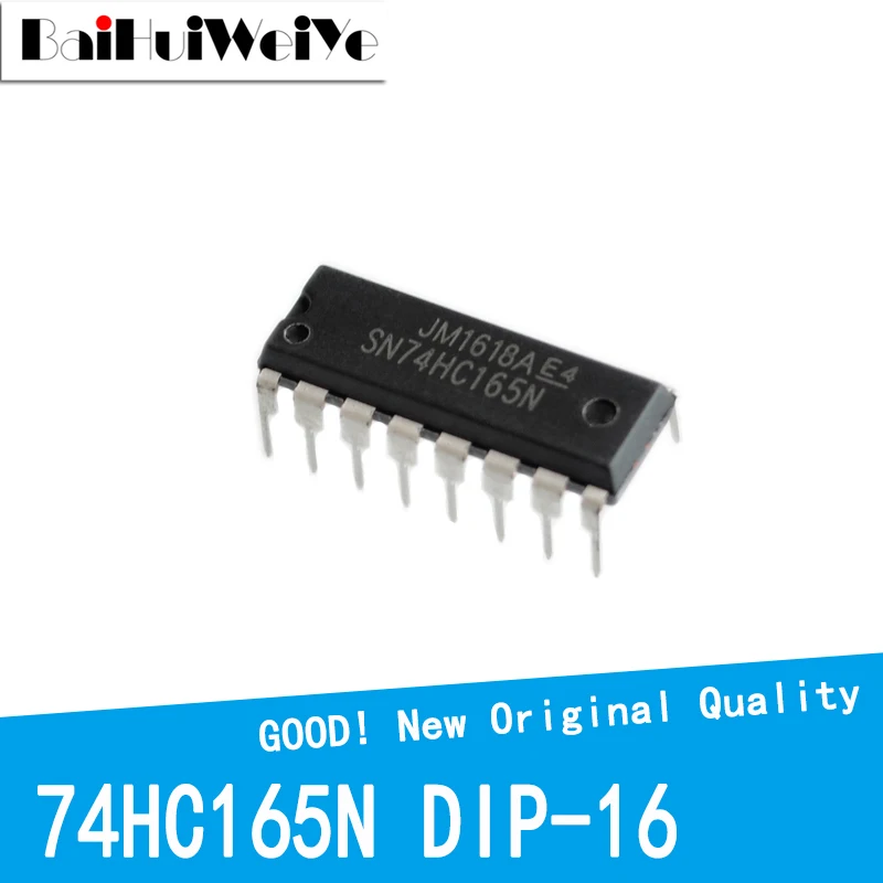 10PCS/LOT 74HC165N 74HC165 HC165N DIP 16 HC165 DIP16 SN74HC165N New ...
