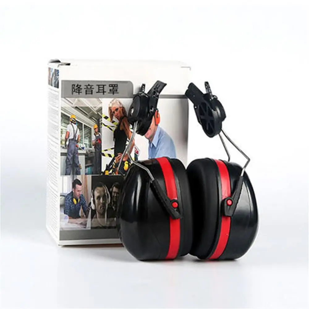 Hard Hat Mounting Ear Muffs Cap Mount Protective Earmuffs Noise ...