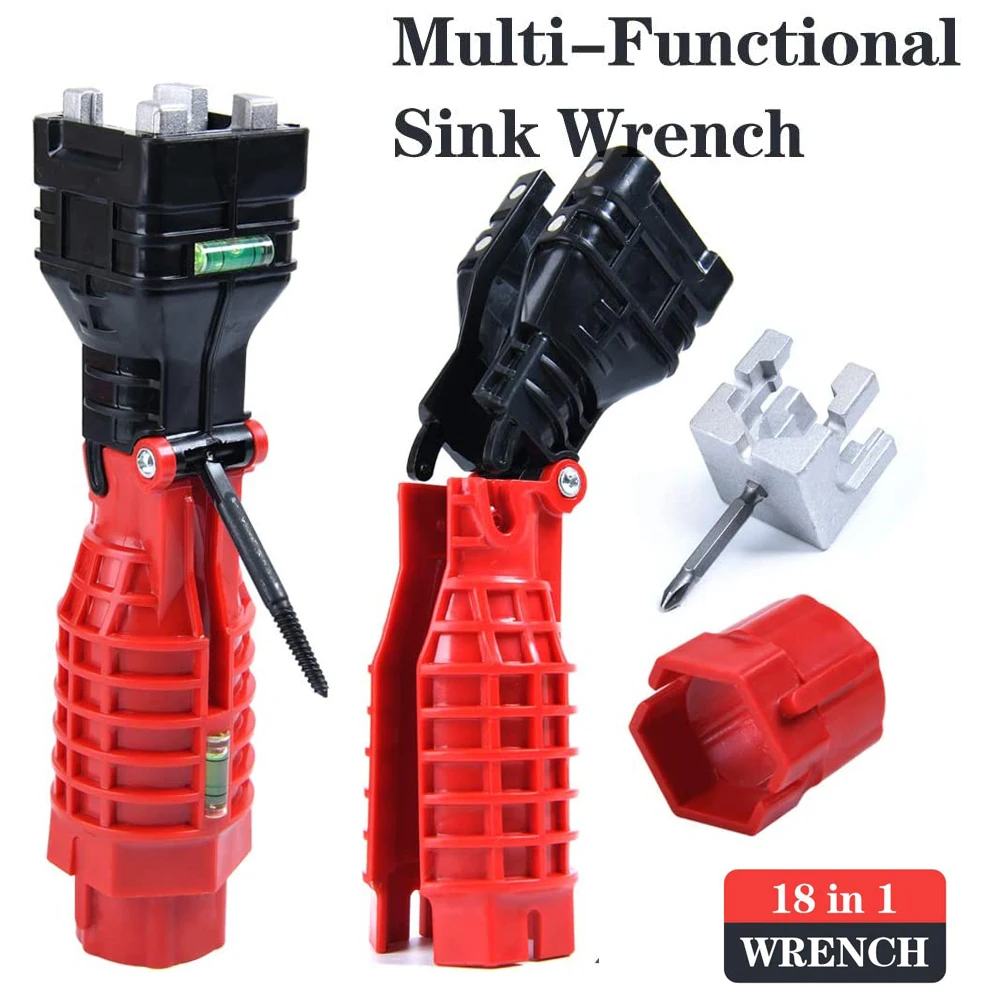 18-in-1-Multifunctional-Plumbers-Wrench-Sink-Faucet-and-Sink-Installer ...