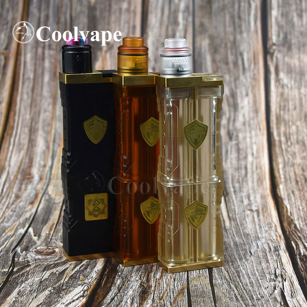knight-mod-kit-fit-4-18650-battery-Mechanical-mod-e-cigarette-Brass-PEI ...
