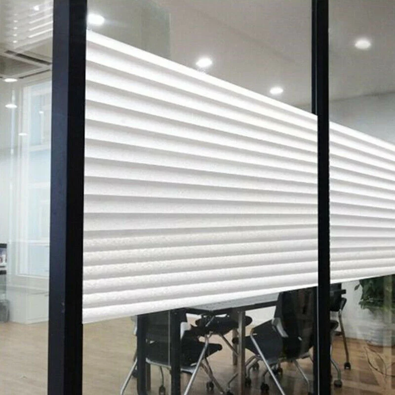Anti-UV-Opaque-Window-Covering-Sticker-Striped-Decals-Non-Adhesive ...