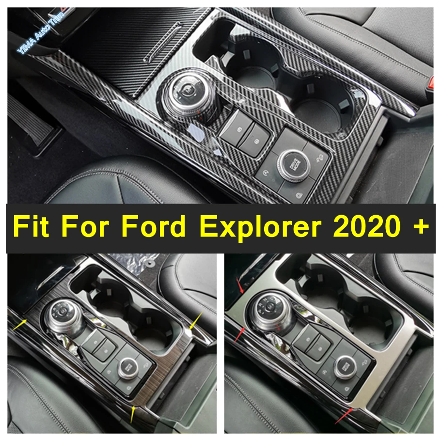 Transmission Shift Gear Panel Frame Decoration Cover Trim For Ford ...