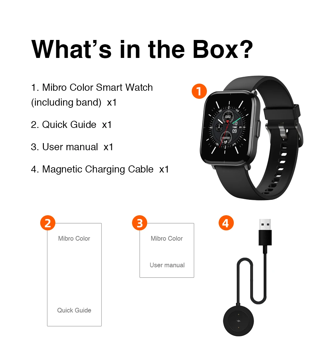 Buy Mibro Color Smartwatch 1.57Inch Display Fitness Tracker Blood ...