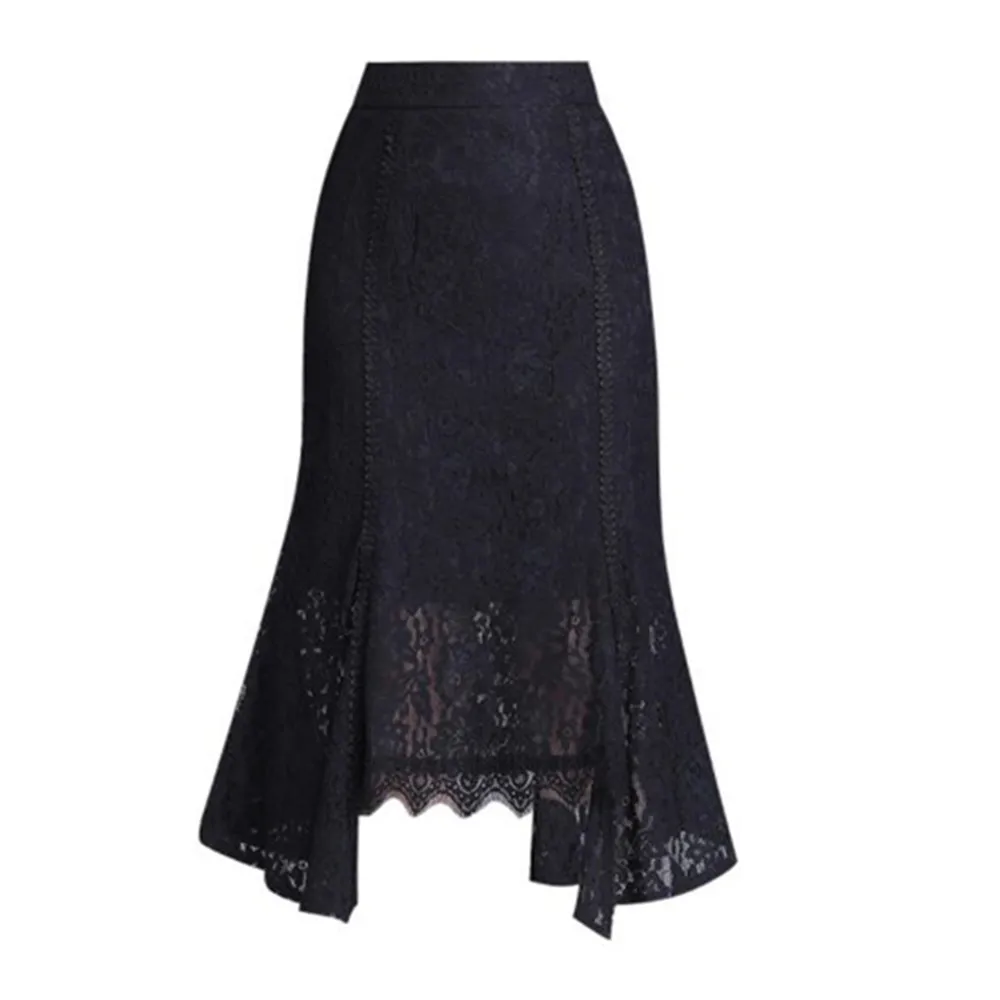 Gonne di pizzo a coda di pesce aderenti estive coreane donna 2022 ...