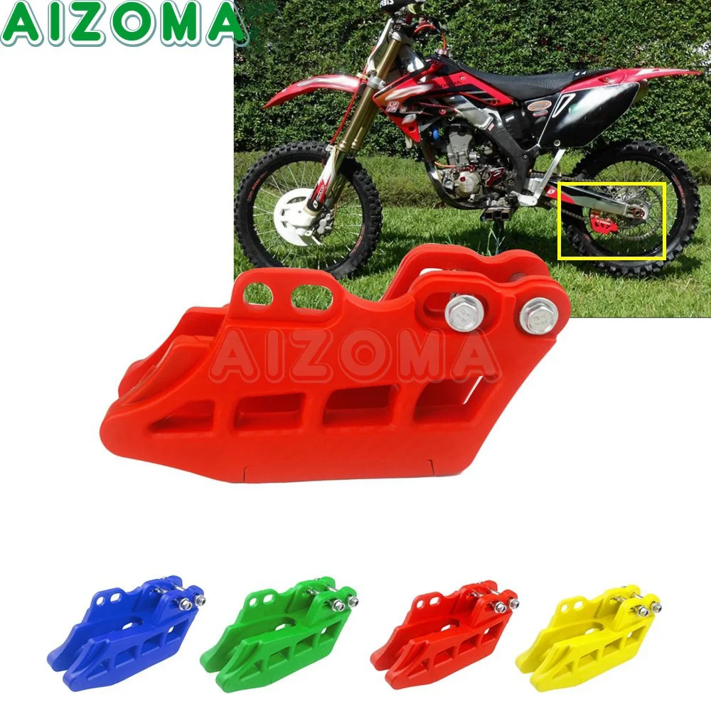Motorcycle Chain Guide Guard Protector Red For Honda Crf250 Crf450 R X ...