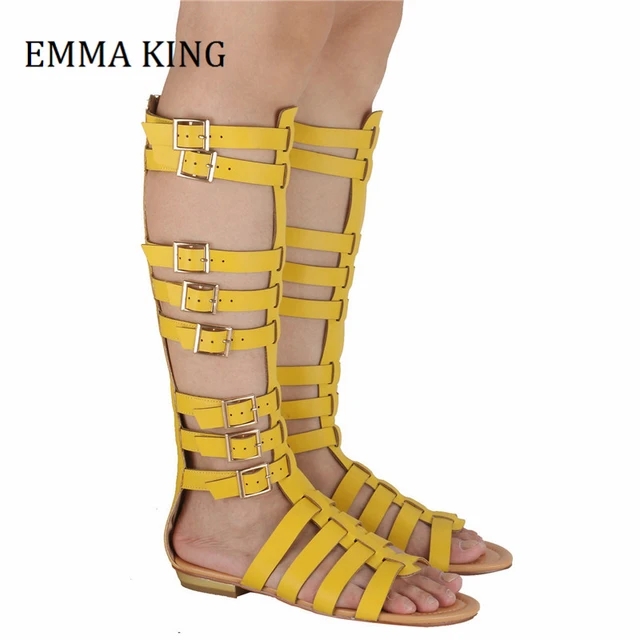 Yellow Gladiator Sandal