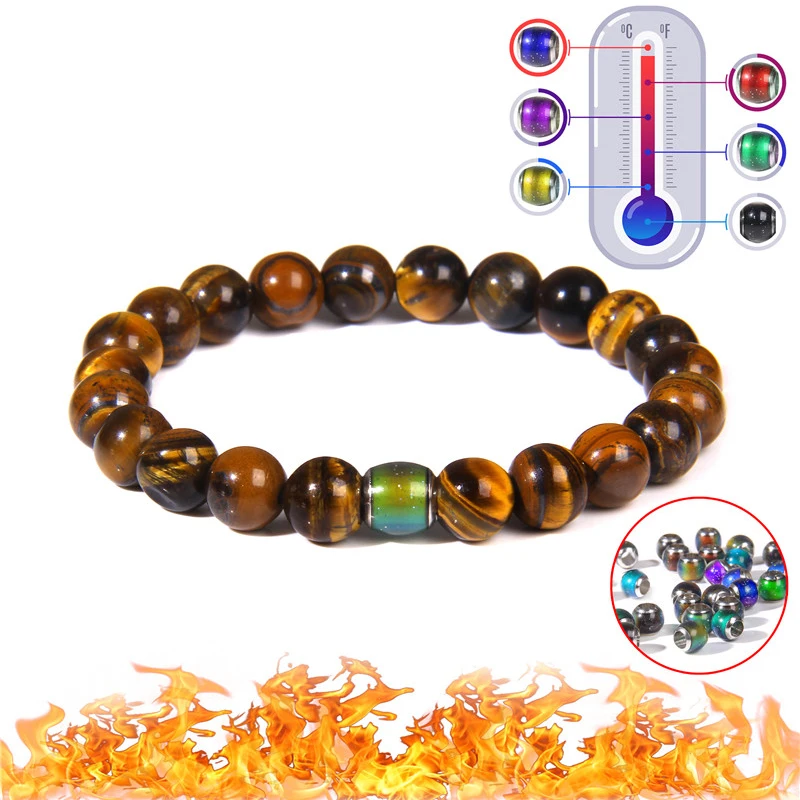Changing Color Bracelet Fashion Natural Stone Beads Bracelets For Women ...