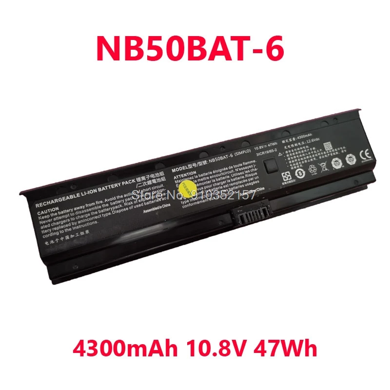Laptop Battery For CLEVO NB50TG NB50TA NB50TH NB50TZ NB50TL NB50TJ1 ...