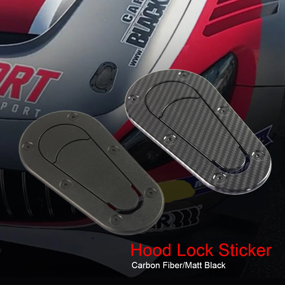 Universal-Racing-Car-Hood-Pin-Car-Carbon-Fiber-Sticker-Engine-Bonnet ...