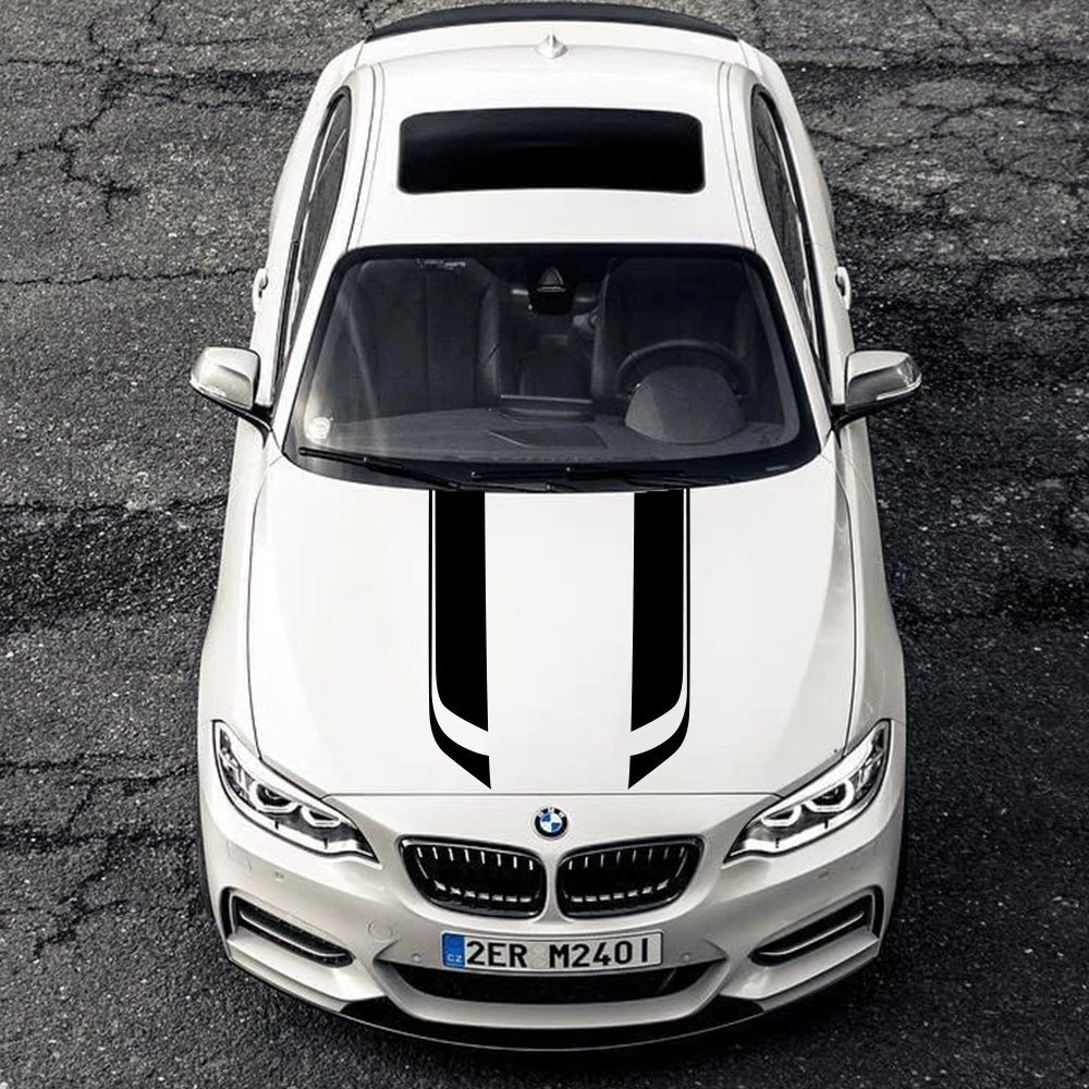 2pcs-20cmx85cm-Racing-Sports-Auto-Vinyl-Film-Decal-Hood-Cover-Car ...