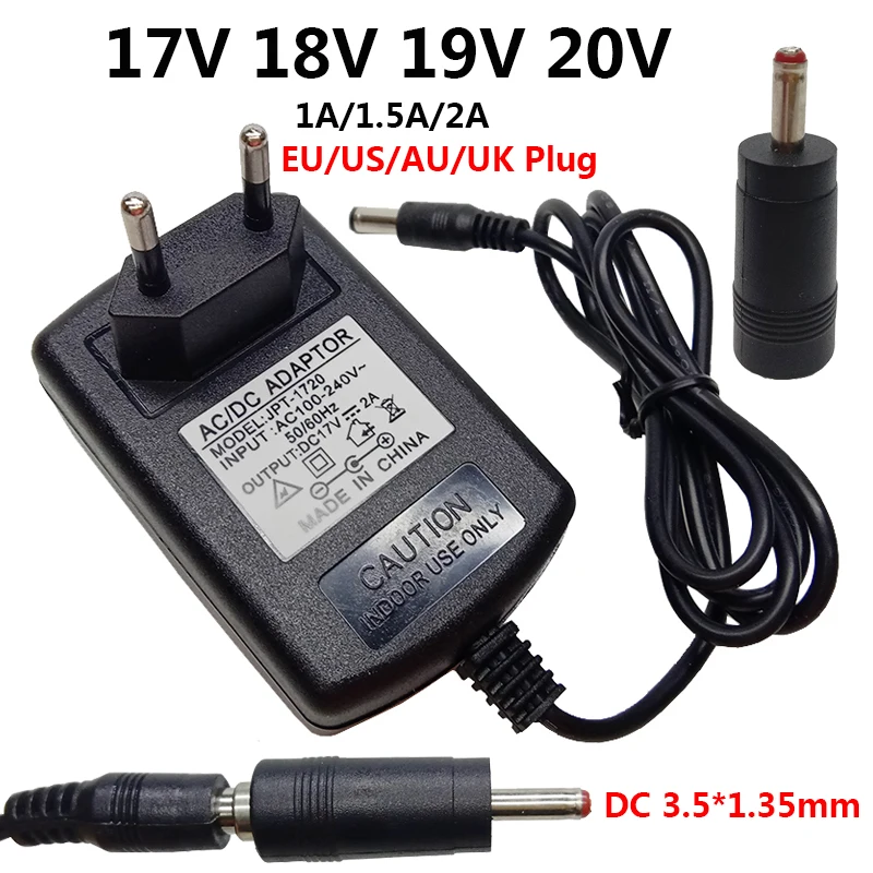 17v 18v 19v 20v Dc3.5x1.35mm Ac/dc Adaptor Power Adapter Supply ...