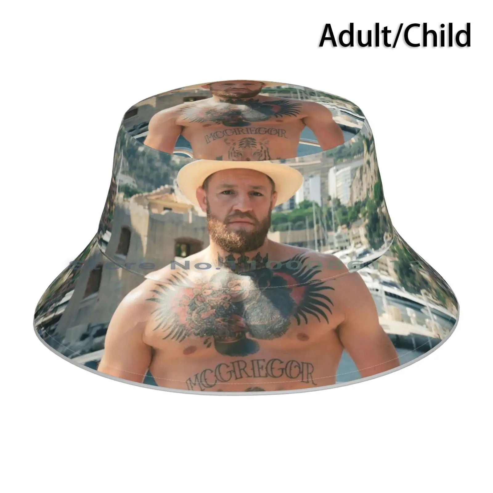 Conor mcgregor em mônaco balde chapéu chapéu de sol connor kurtis ...