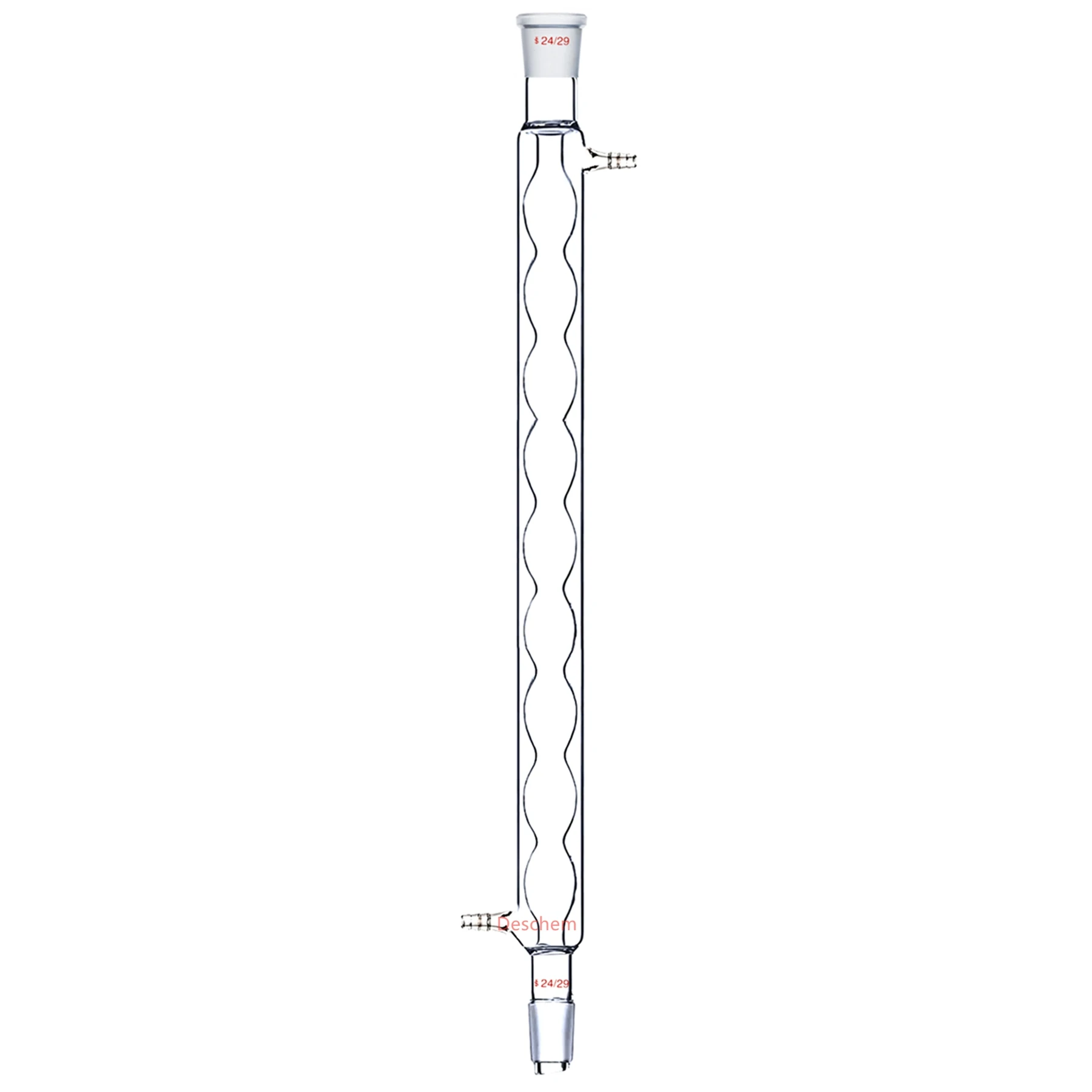 400mm-24-29-Glass-Allihn-Condenser-40cm-Jacketed-Length-Ball-Shape-Lab ...