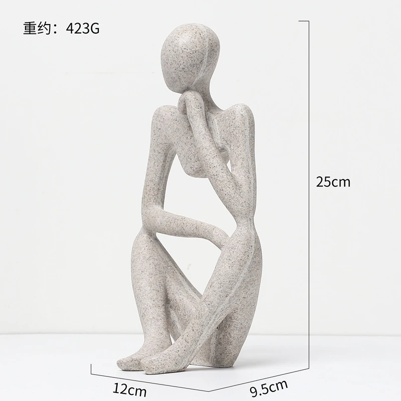 Thinker Statue Drawing