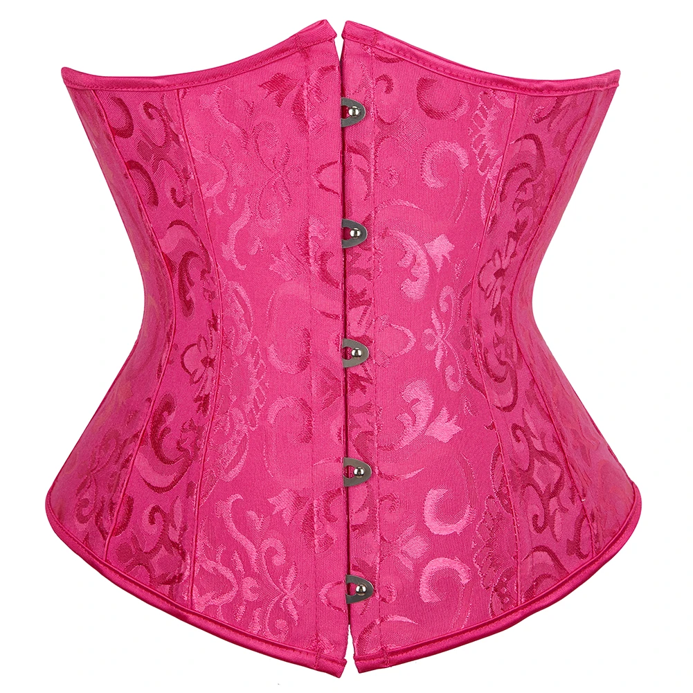 Corset sous le buste floral vintage pour femme,bustier gothique en ...
